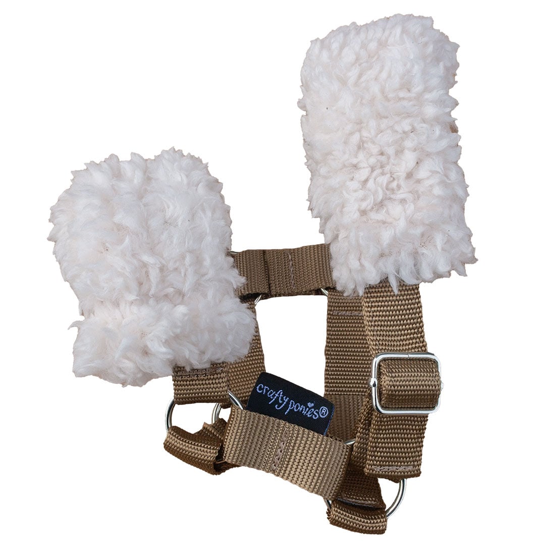 Luxe Crafty Ponies Hobby Horse halster goudkleurig - Crafty Ponies